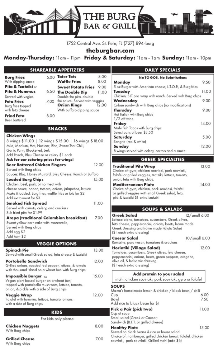 Home - The Burg Bar
